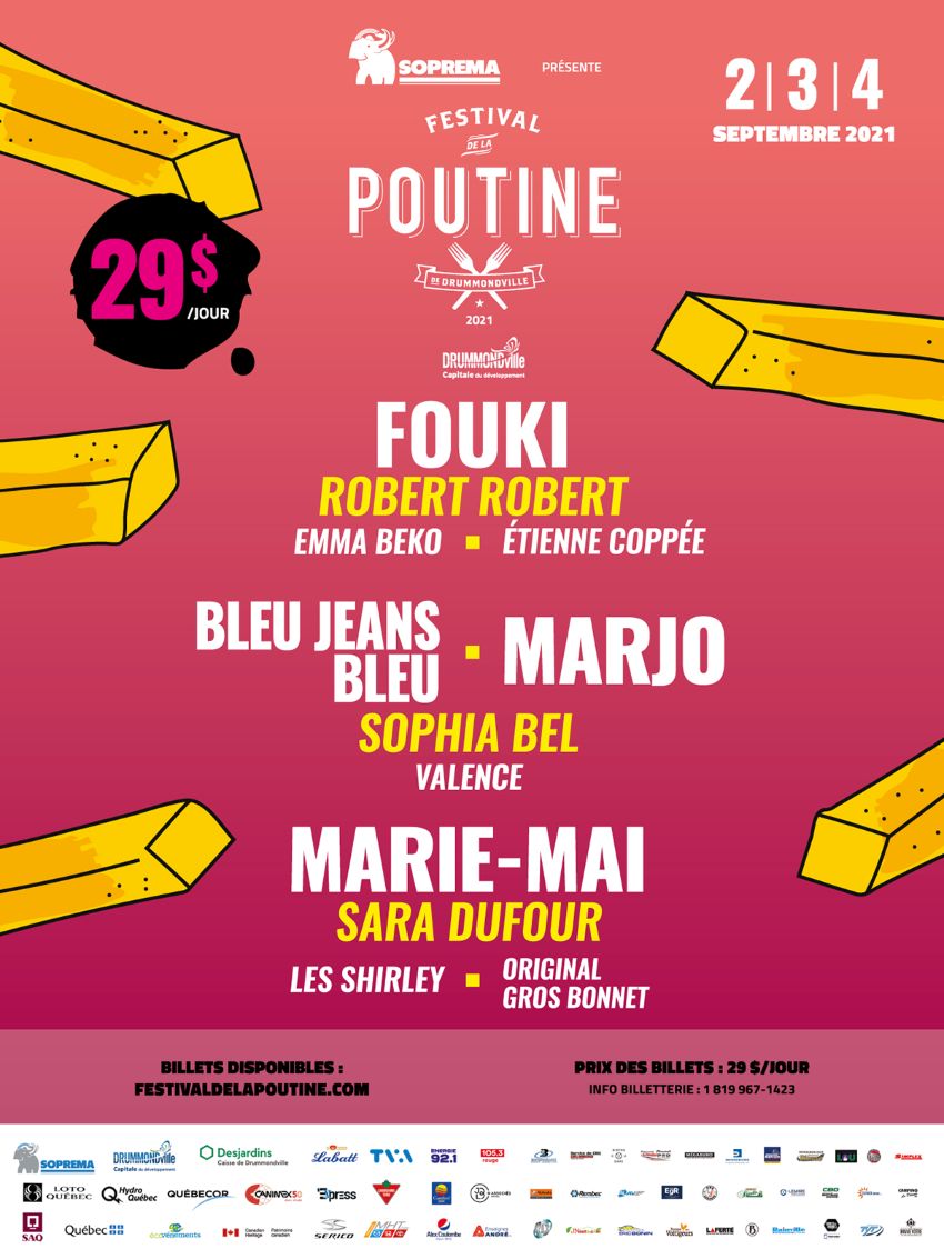Le Festival de la Poutine annonce sa programmation 2021 avec FouKi ...
